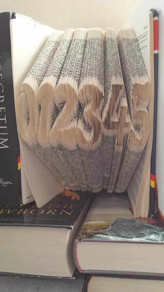 Pattern for Fancybet Fancy Book Folding Art Alphabet Any - Etsy UK