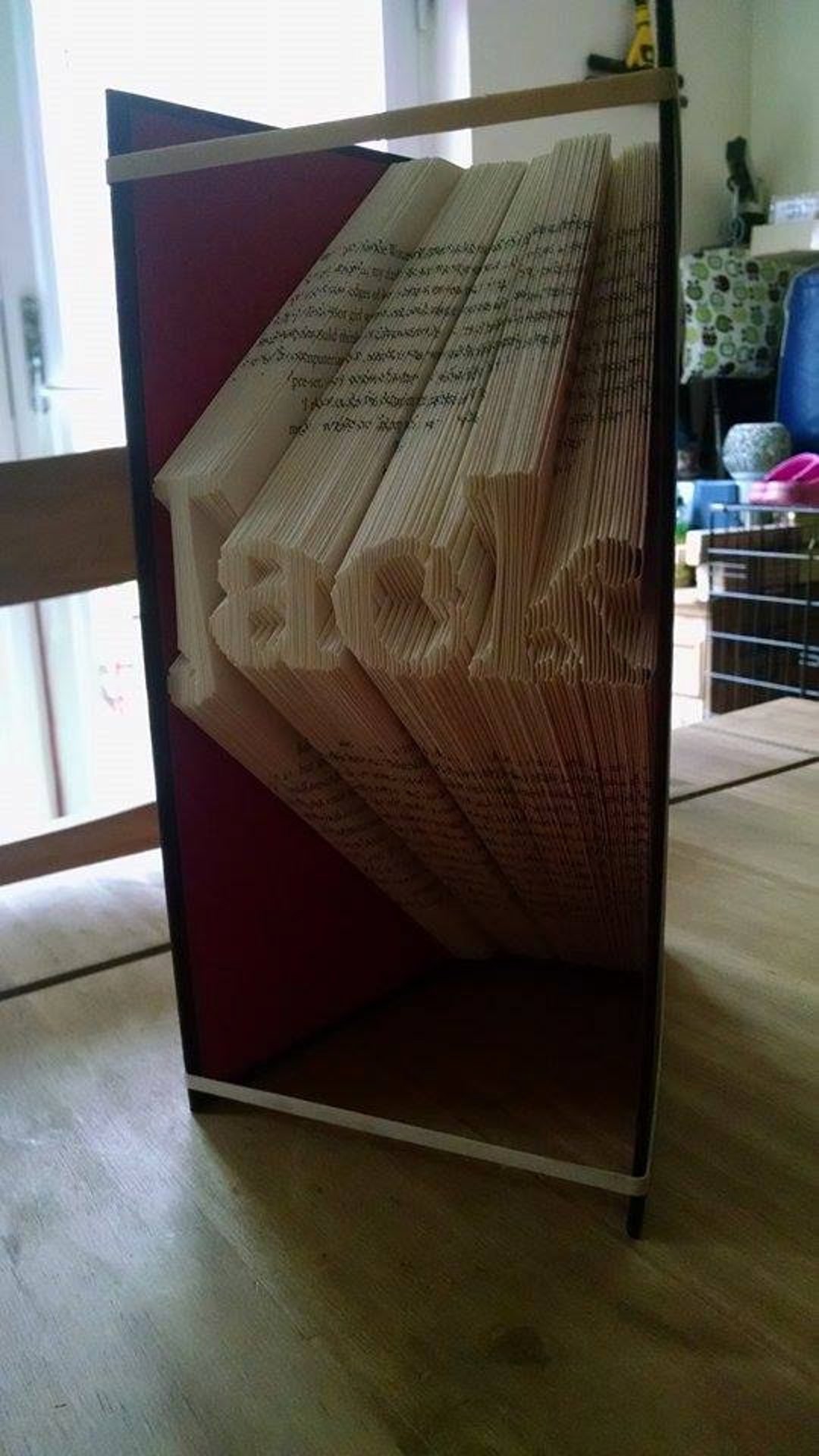 Book Folding Pattern for the Name Jack** and Freetutorial Book Art ...