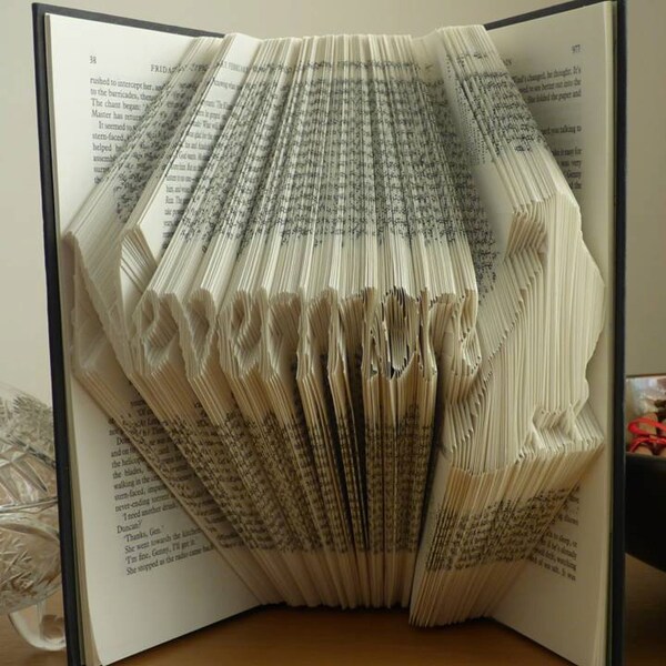 Folded Book Art - Etsy