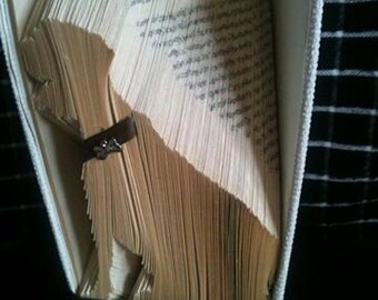 Dachshund Folded Book Art Pattern - Etsy