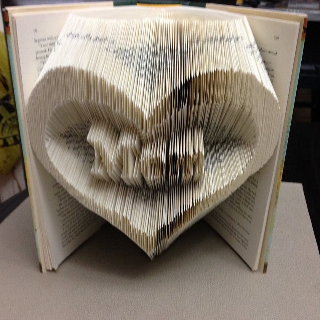 Mom in a Heart Folded Book Art **pattern** PDF Free Instructions Book ...