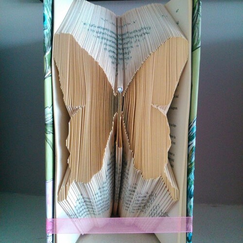 Butterfly Folded Book Art pattern and Instructions PDF | Etsy