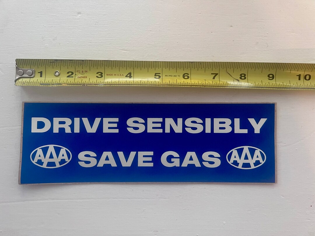 1960’s NOS AAA Bumper Sticker - Etsy