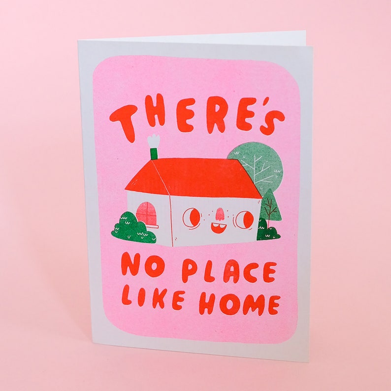 No Place Like Home Greeting Card - Etsy
