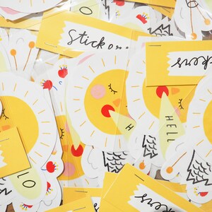 Happy Vinyl Sticker Pack | Etsy