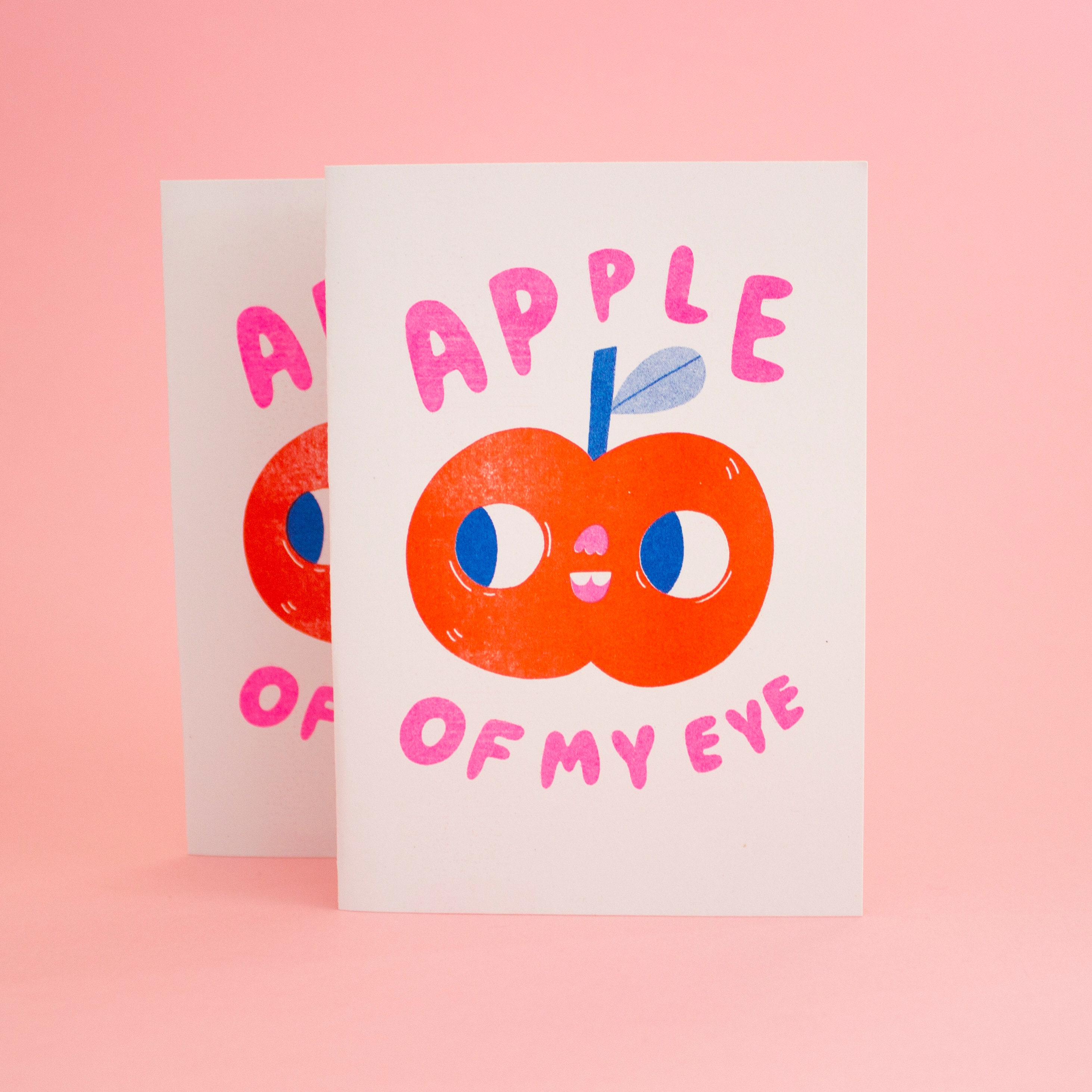 Apple of My Eye Greeting Card - Etsy