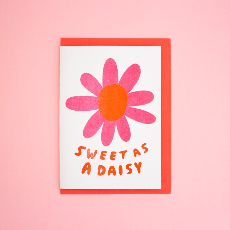 Sweet as a Daisy Greeting Card - Etsy