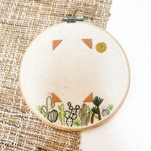 Embroidered Polaroid Photo Frame With Botanical Design - Instax Photo ...