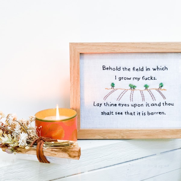 Behold the Field - Etsy