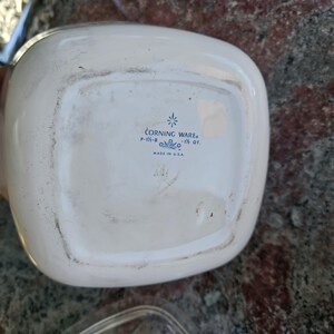 Vintage Corning Ware White Blue Cornflower 3 Piece Oven Set Used Big ...