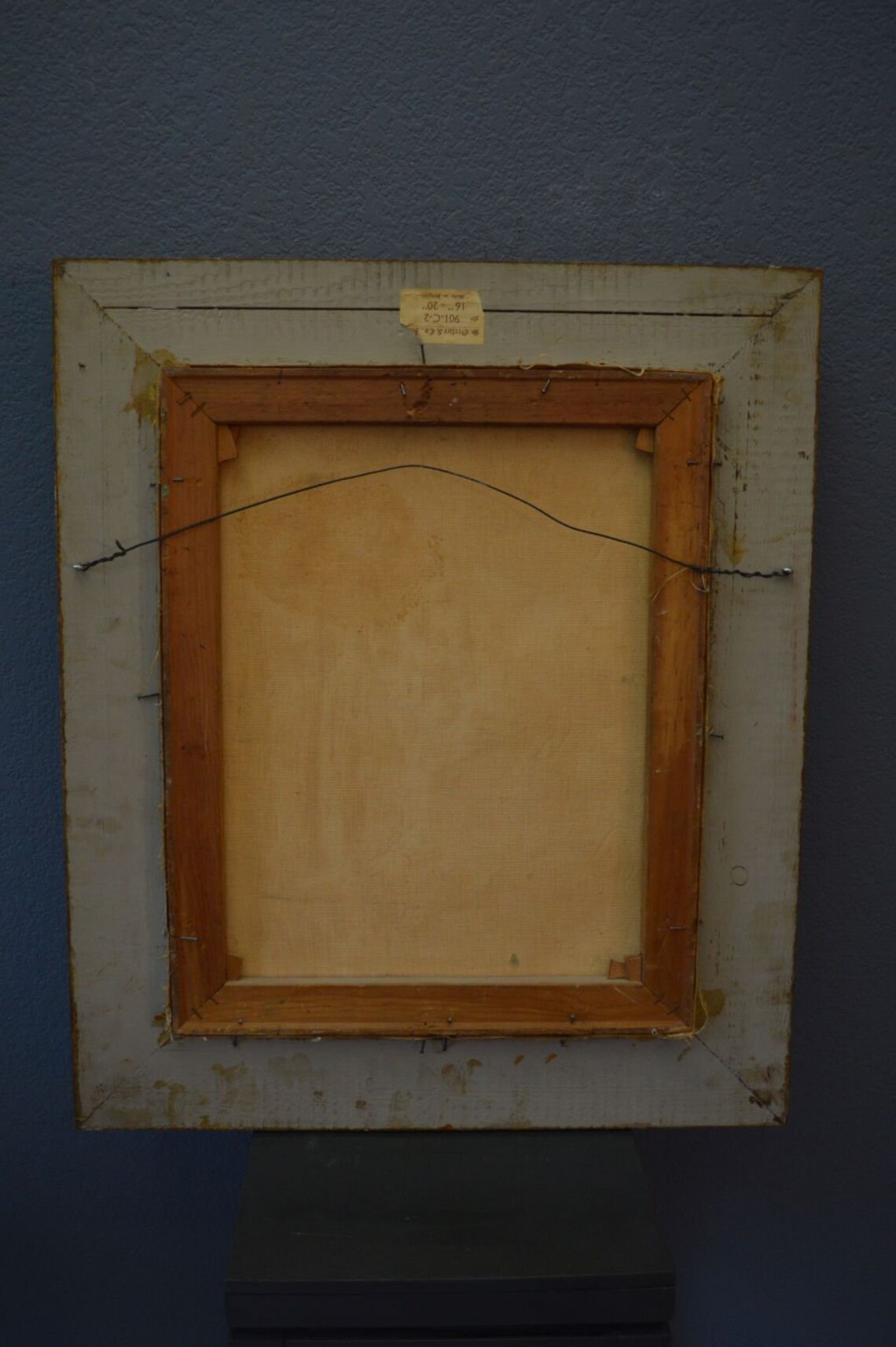 Painting Vintage/flowers Painting With Belgium Frame Old Collectable - Etsy