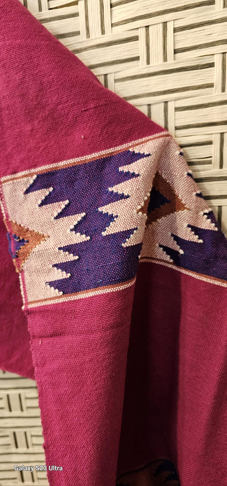 Vintage Rebozo Shawl Handmade by Flor Del Campo Guatemala Cotton 70in X ...