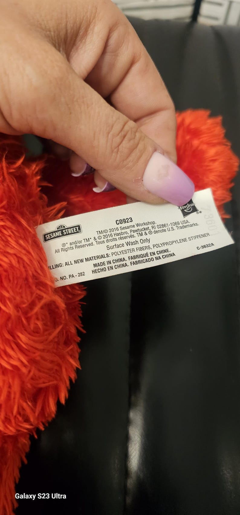 Vintage Sesame Street Tickliest Tickle Me Talking Elmo Plush 15 Talks ...