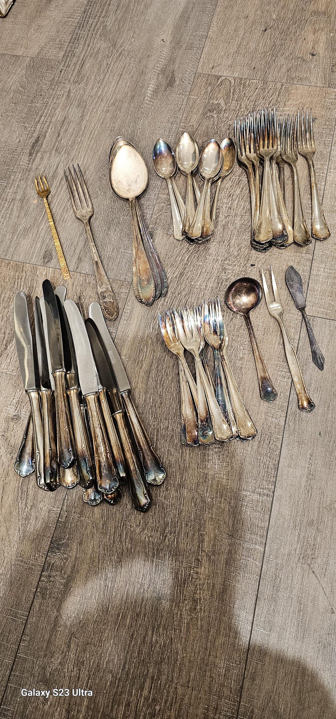 Vintage Rostfrei Solingen Silverware 12knf/11 Fork/12small Fork/11 S ...