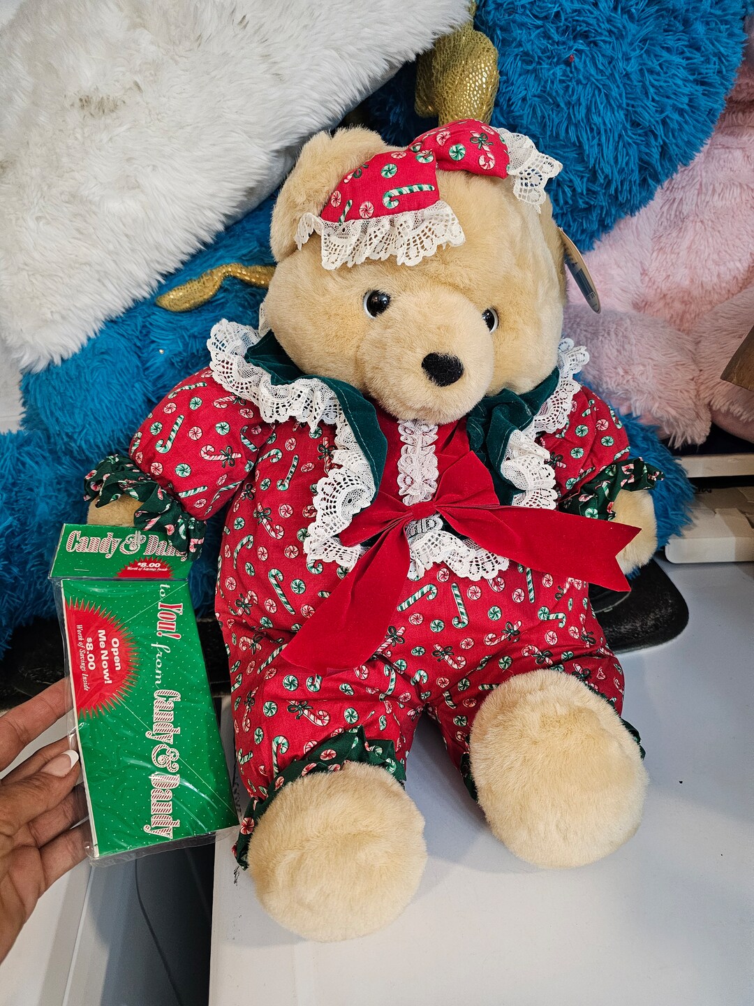 Vintage Plush Candy Bear New Cute - Etsy