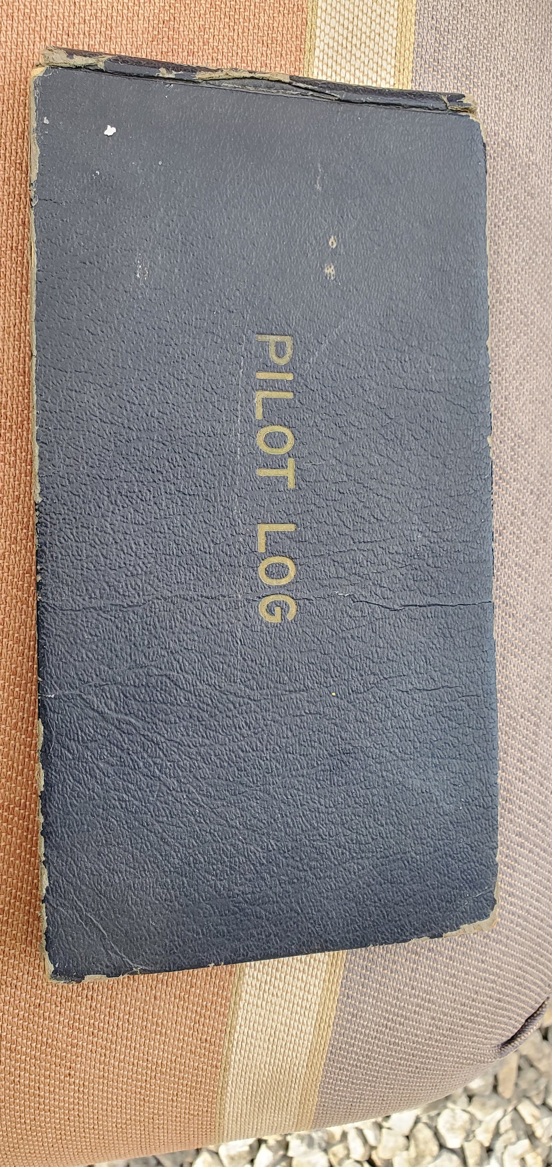 Vintage PILOT LOG Book No LP24 Air Associates 1946 Charles W. Anderson ...