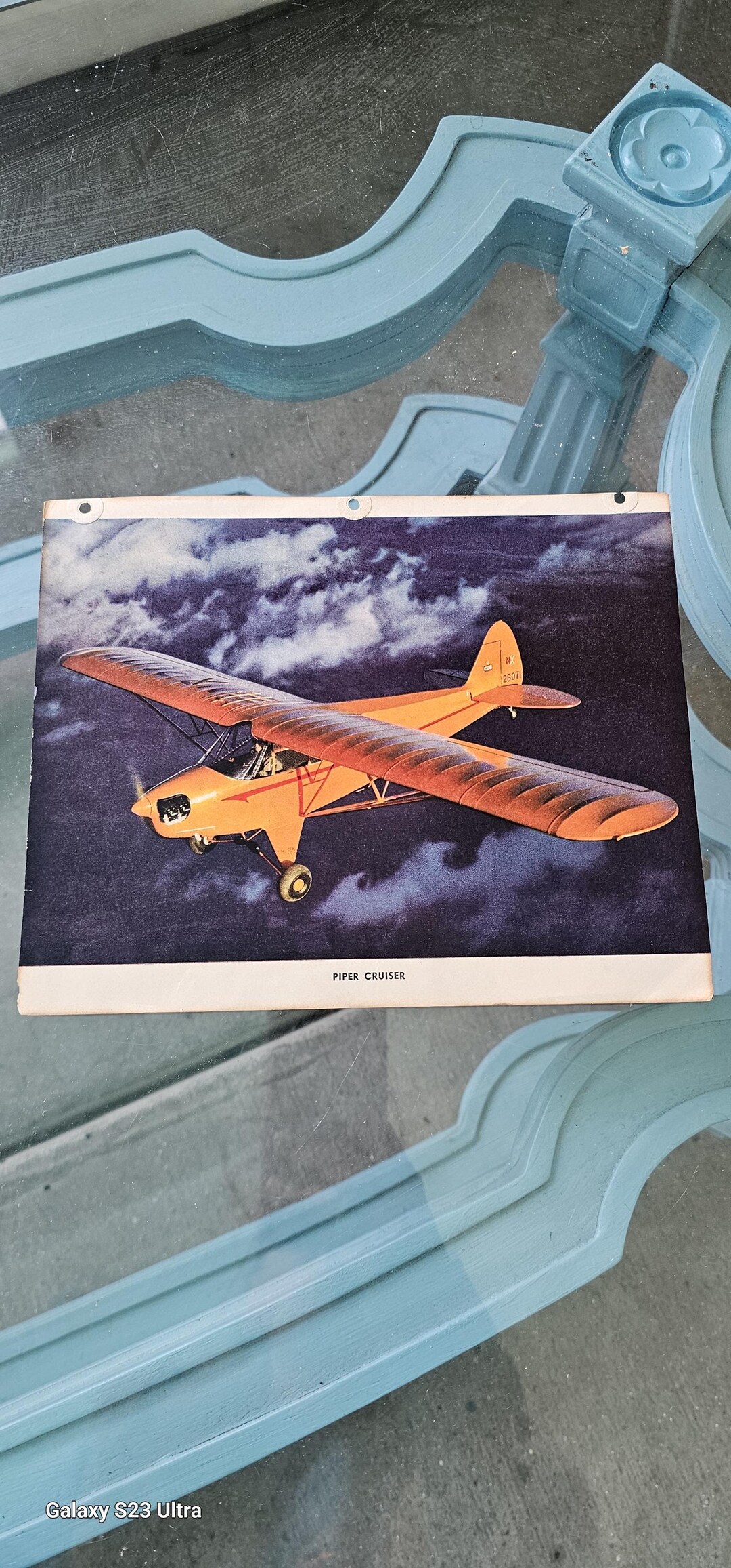 Vintage Poster Piper Cruiser Airplane 10x8 Good Condition Around 1940s ...