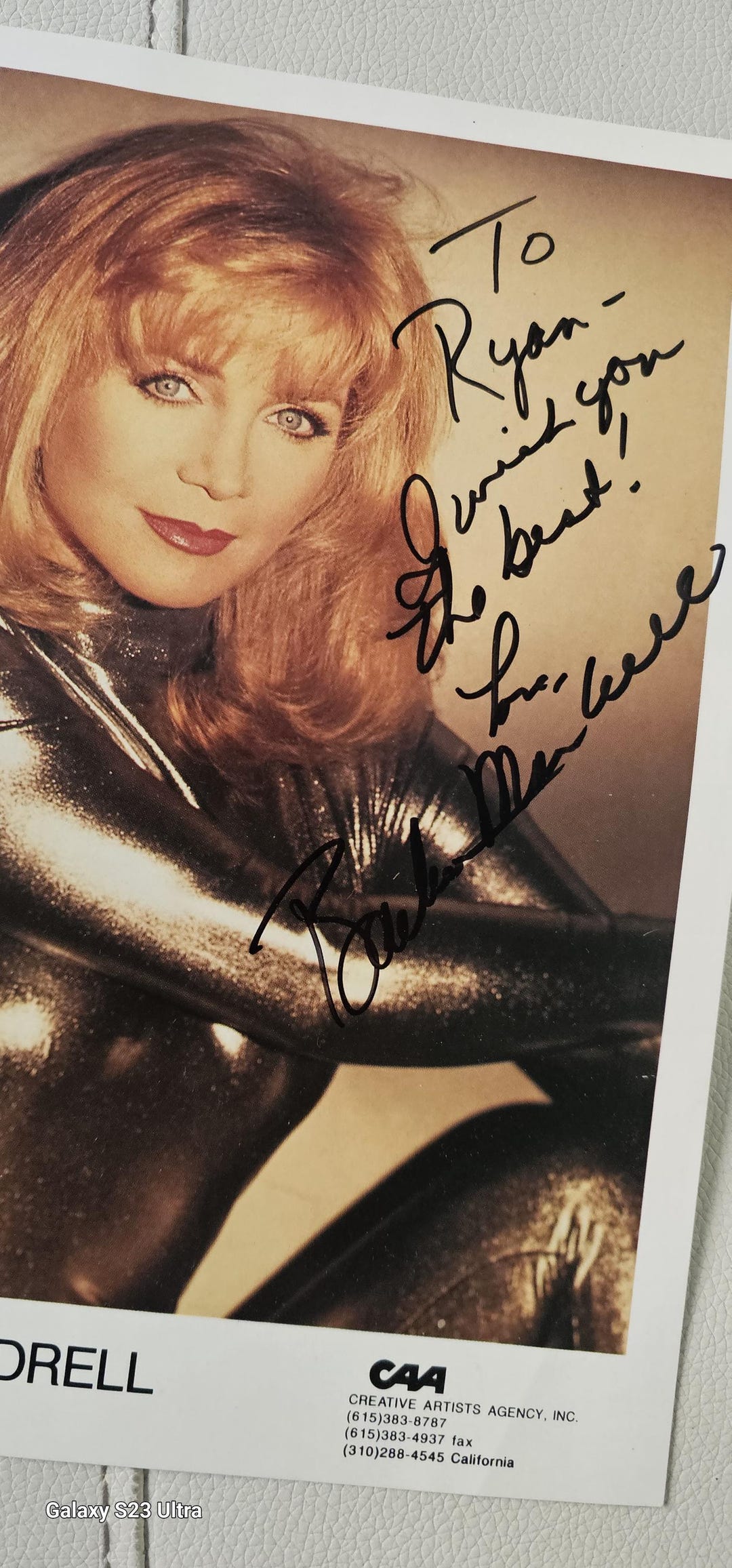 Vintage Barbara Mandrell Signed Photo Autograph Country Music by Dick ...