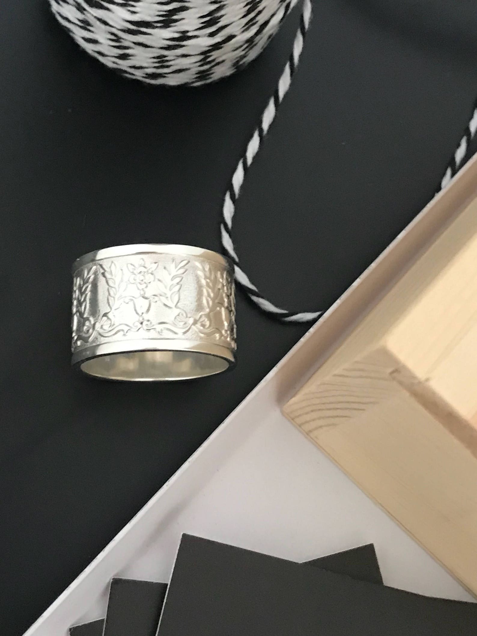 Eternal Spring Ring Sterling Silver Wide Band Handmade in Australia ...