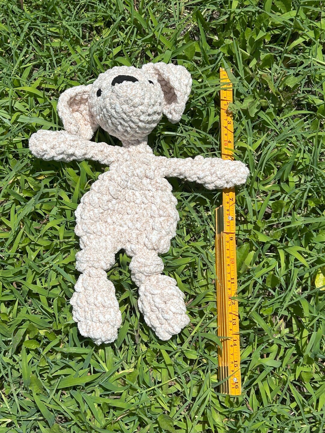 Handmade Crochet Lab Puppy Lovey – Soft Baby Security Toy – Custom ...