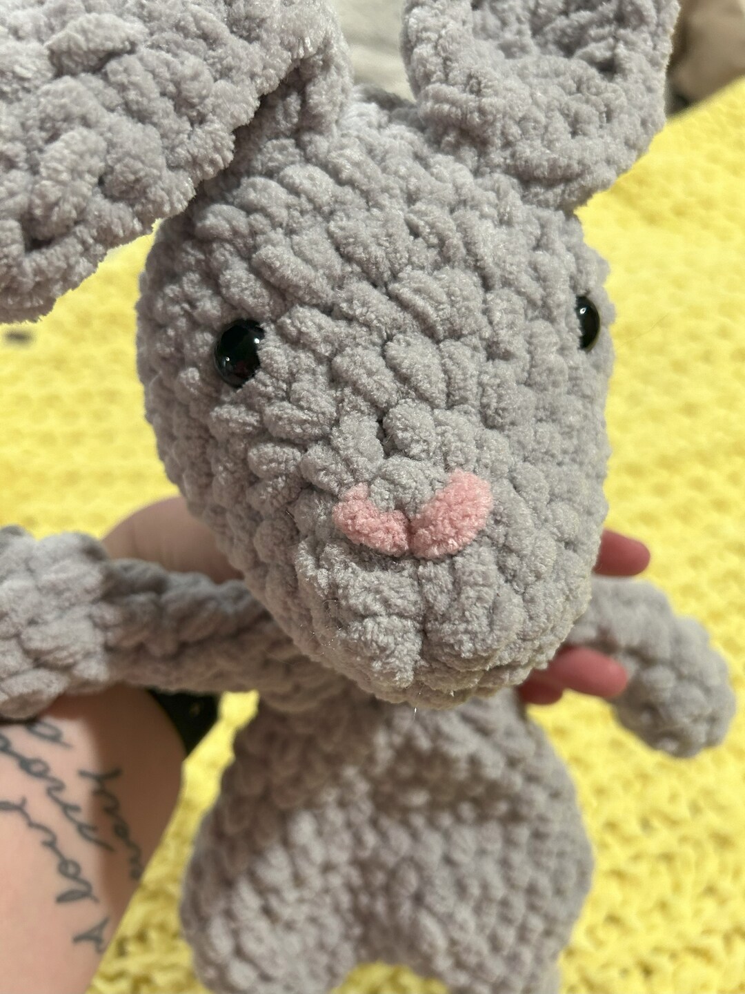 Bunny Snuggler Crochet Bunny Baby Shower Gift Bunny Rabbit Crochet Baby ...