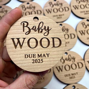 Custom Engraved Wood Coins: 2" Logo Tokens, Branding & Wedding Favors ...