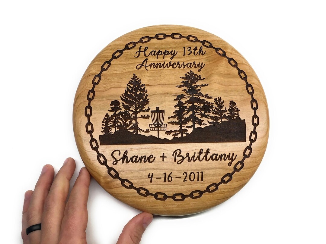 Personalized Wood Disc Golf Trophy: Custom Engraved Award - Etsy