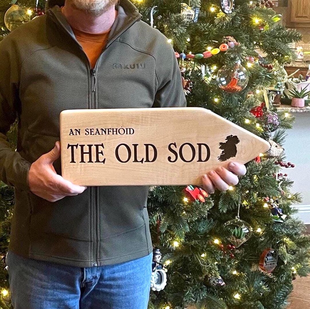 Custom Irish Sign - Wood Pub Sign - Personalized Ireland Gift - Made in ...