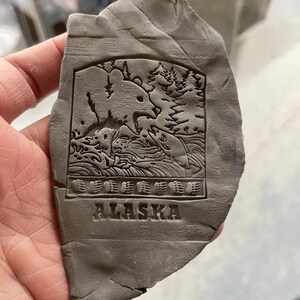 Custom Pottery Stamp: Personalized Clay Makers Mark Tool - Etsy