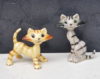 Striped Cat Figurine - Etsy