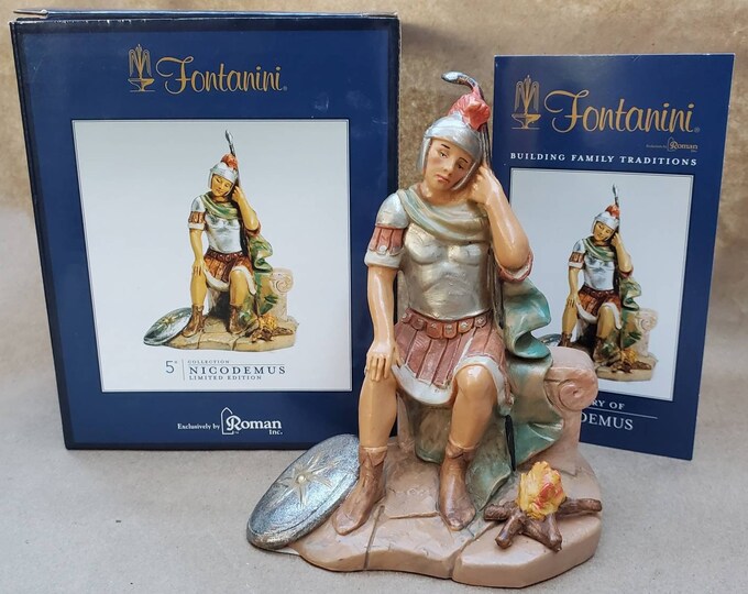Vintage Fontanini Figures From Italy, Nicodemus Soldier With Spear ...