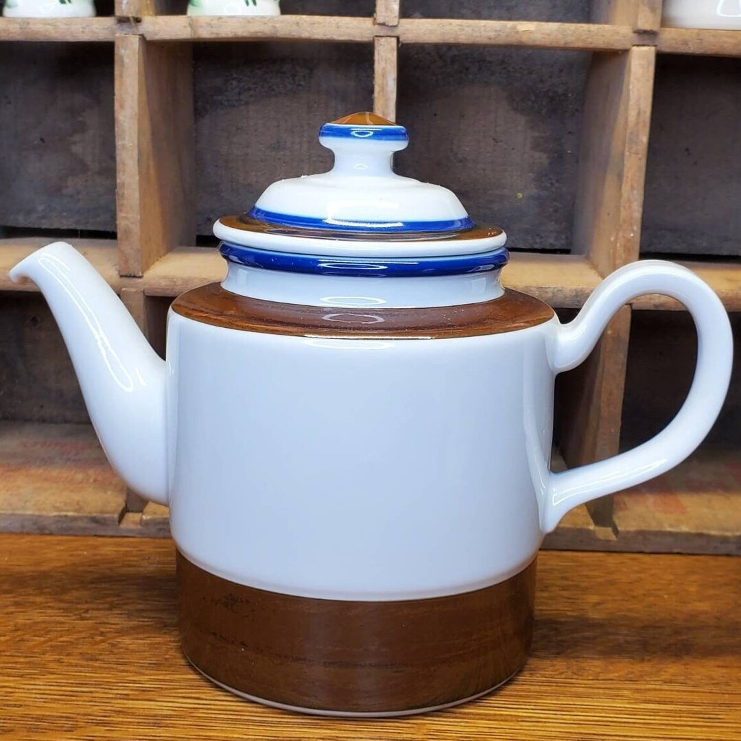 Vintage Norwegian Teapot Coffee Pot Porsgrund Norway, Scandinavian Mid ...