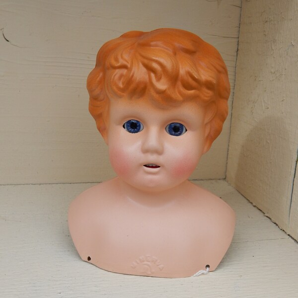 Antique Metal Head Doll - Etsy