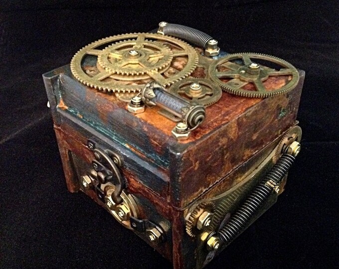 Steampunk Clockwork Collectible Jewelry Box :"ralphie" - Etsy