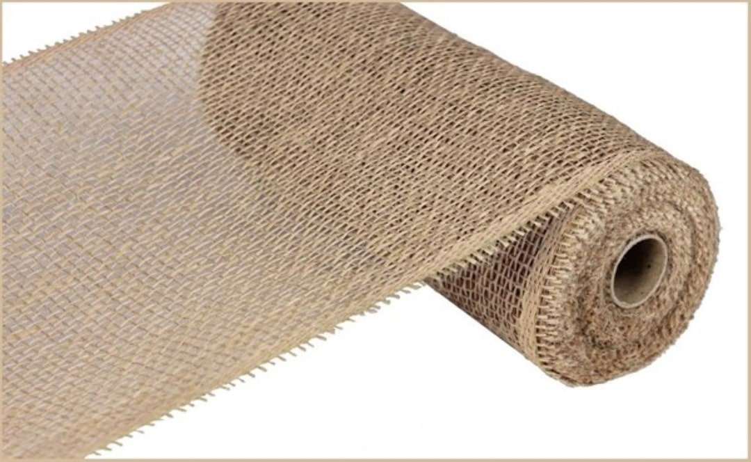 Natural Poly Jute Mesh, Wreath Supplies, Burlap Mesh, Mesh for Wreath ...