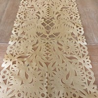 2 Pack, Orange Plastic Table Runners, Mexican Fiesta Decor, 20x72 ...