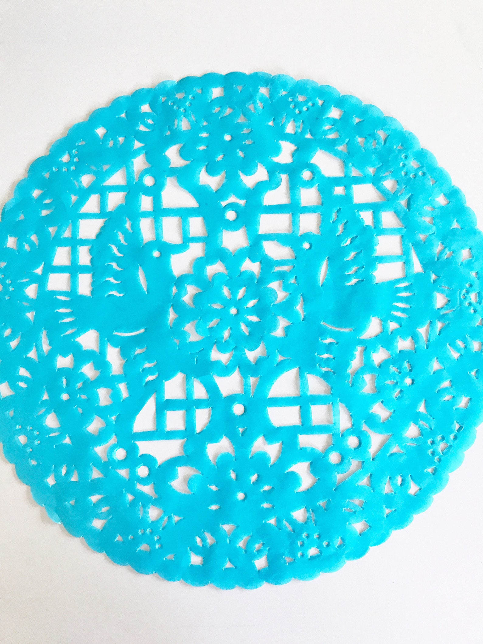 Mexican Part Decoration, Set of 4 Papel Picado Centerpiece or Placemats ...