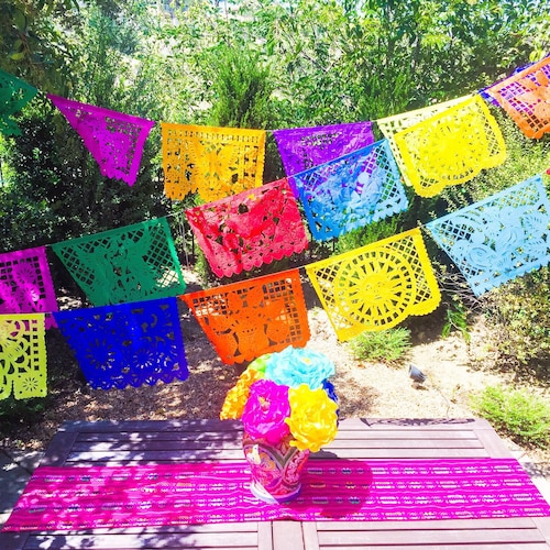 Fiesta Birthday Banner Party Decorations Papel Picado - Etsy