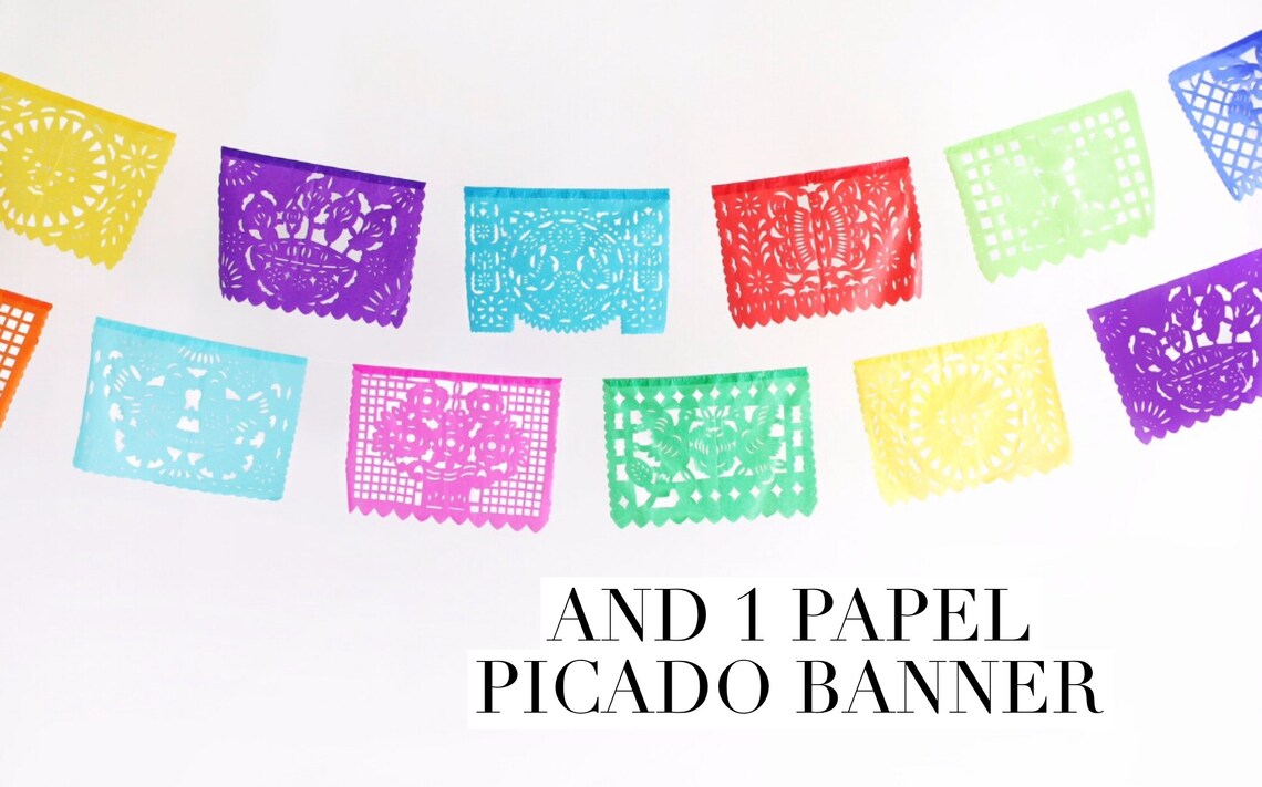 Fiesta Party Pack Set/3 Mexican Banners 1 Papel Picado | Etsy