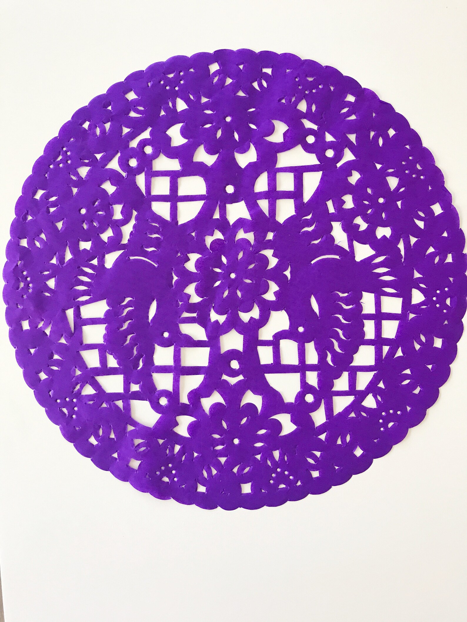 Mexican Part Decoration, Set of 4 Papel Picado Centerpiece or Placemats ...