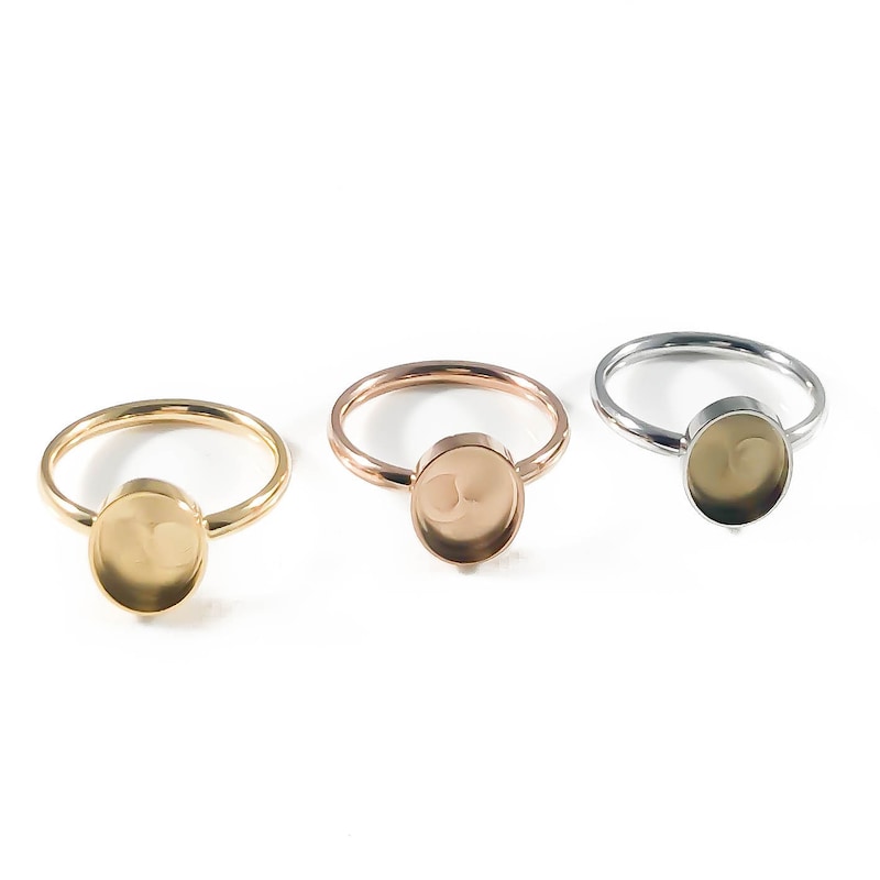 Ring Blank Setting Oval - Etsy