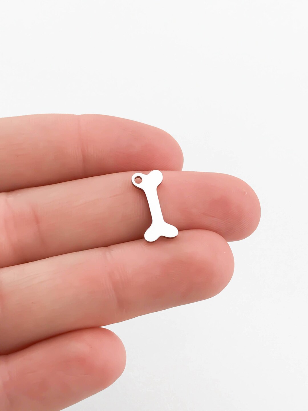 3 Pieces Stainless Steel Dog Bone Charms, Highly Polished, No Tarnish ...