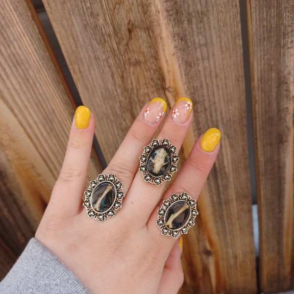 Real Bone Ring - Etsy