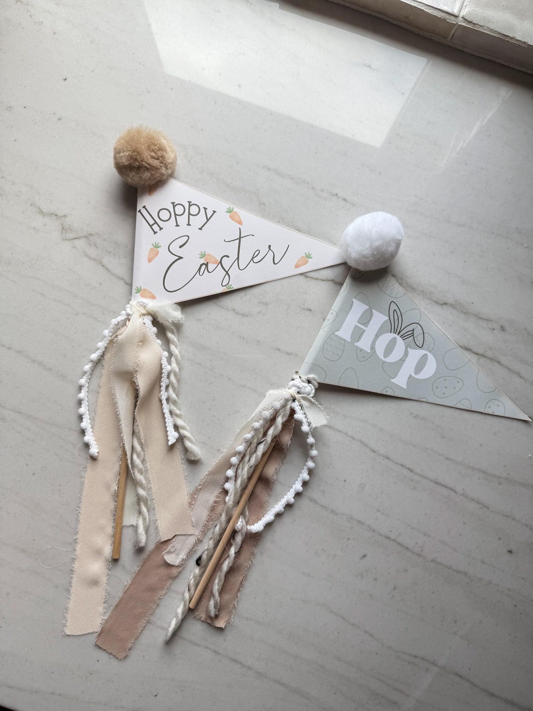 Easter Pennant Flag | Printable Easter Flag | Easter Flags | 4 ...
