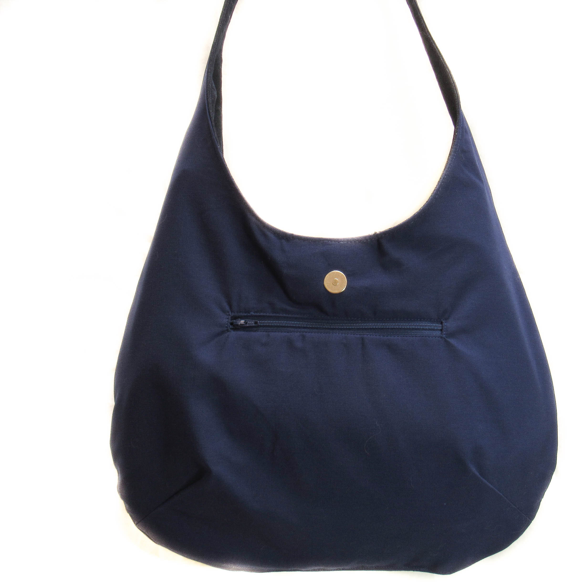 Dark Blue Denim Hobo Bag Purse Everyday use Shoulder Bag. | Etsy