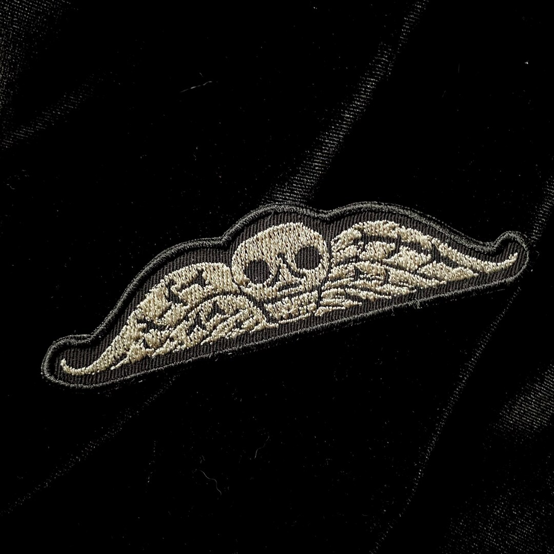 Deaths Head Tombstone - Embroidered Iron-on Patch - Etsy