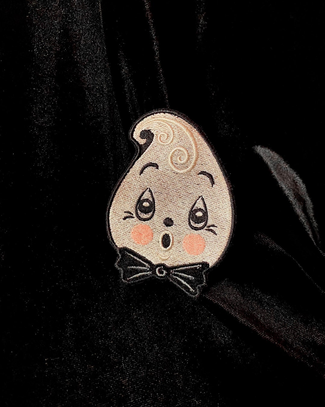 Johanna Parker Gus the Ghost - Embroidered Iron-on Patch - Etsy