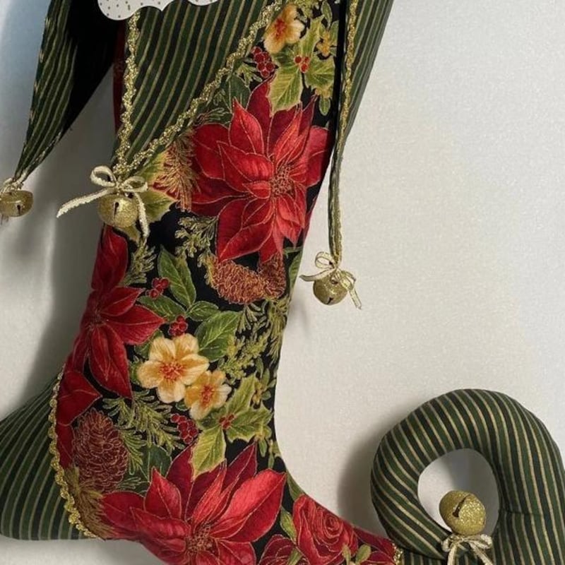 Christmas Elf Boot Stockings - Etsy