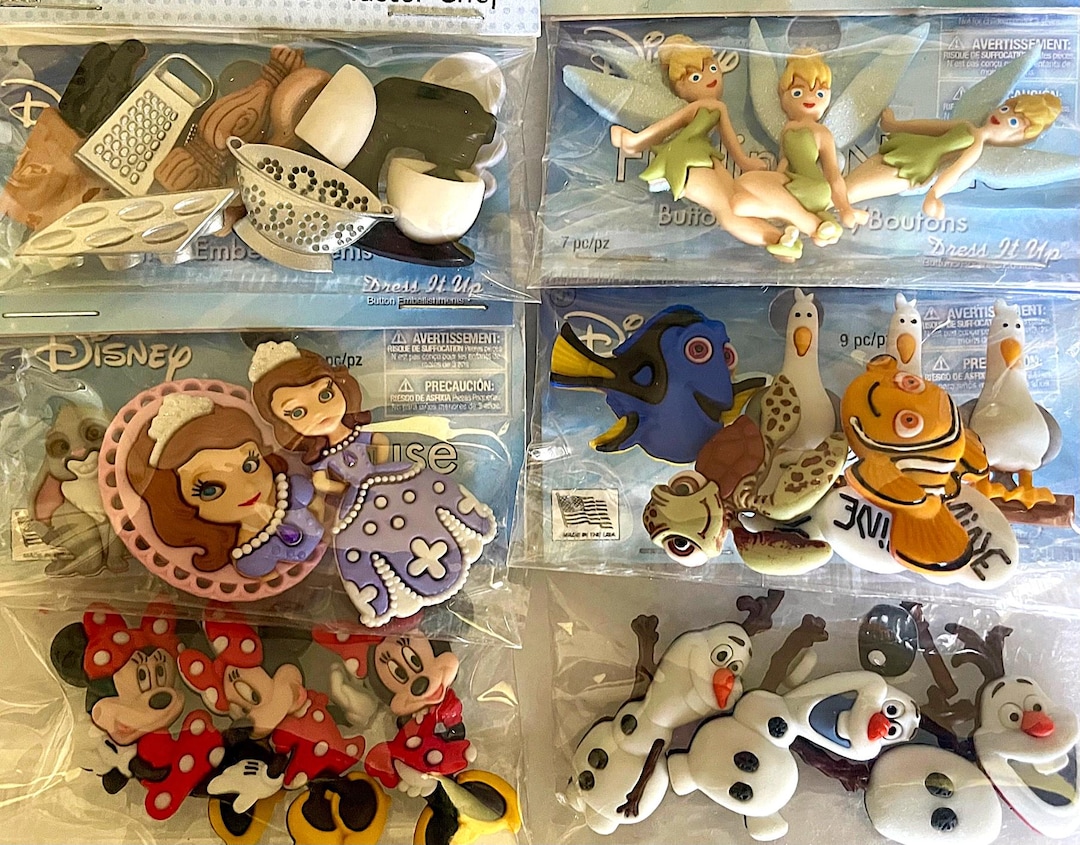 Craft Buttons - Characters, Themes - Etsy