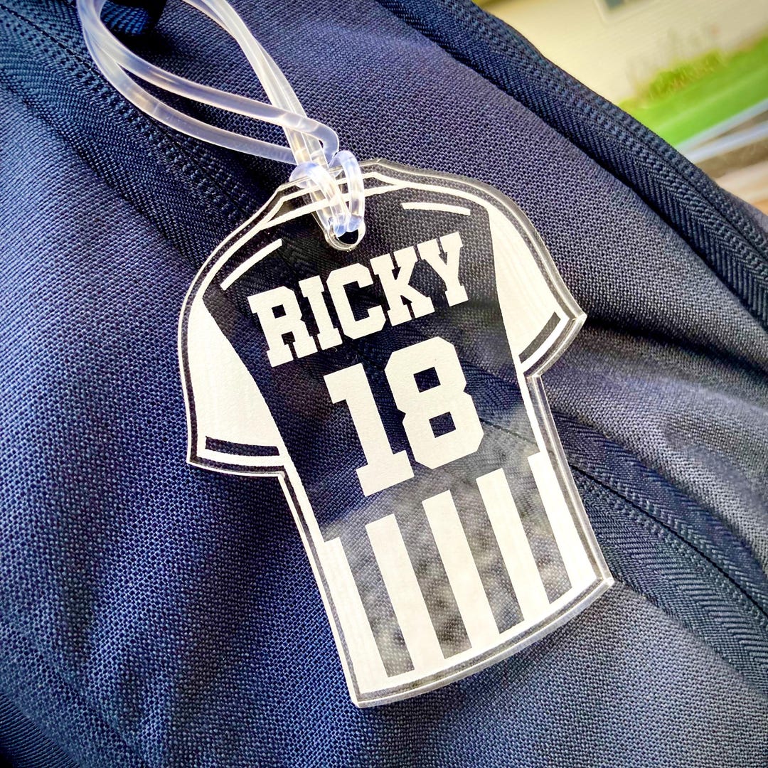 Soccer Tag, Soccer Bag Tag, Soccer Tag, Soccer Team Gift, Football Tag ...